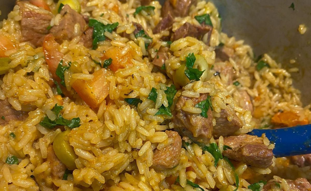 Arroz com pernil - Receiteria