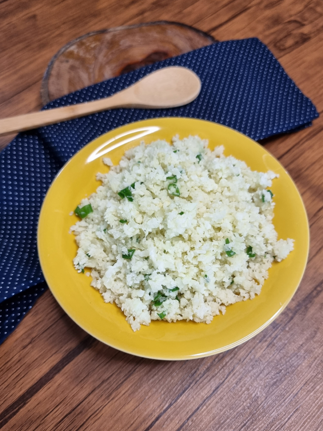 Arroz de couve-flor simples