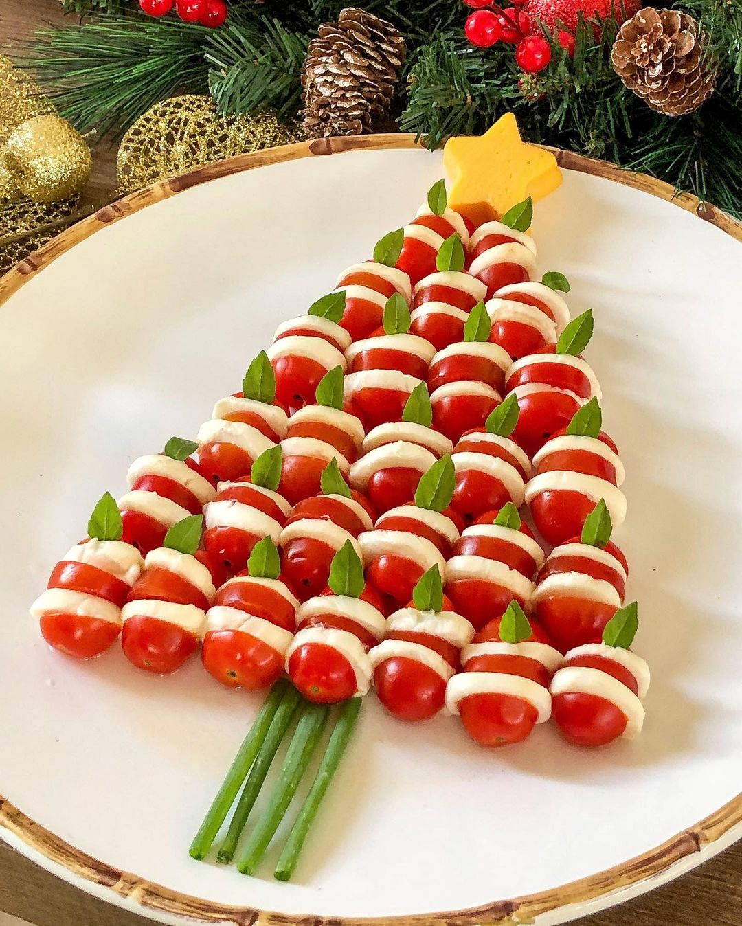 Árvore de Natal caprese - Receiteria