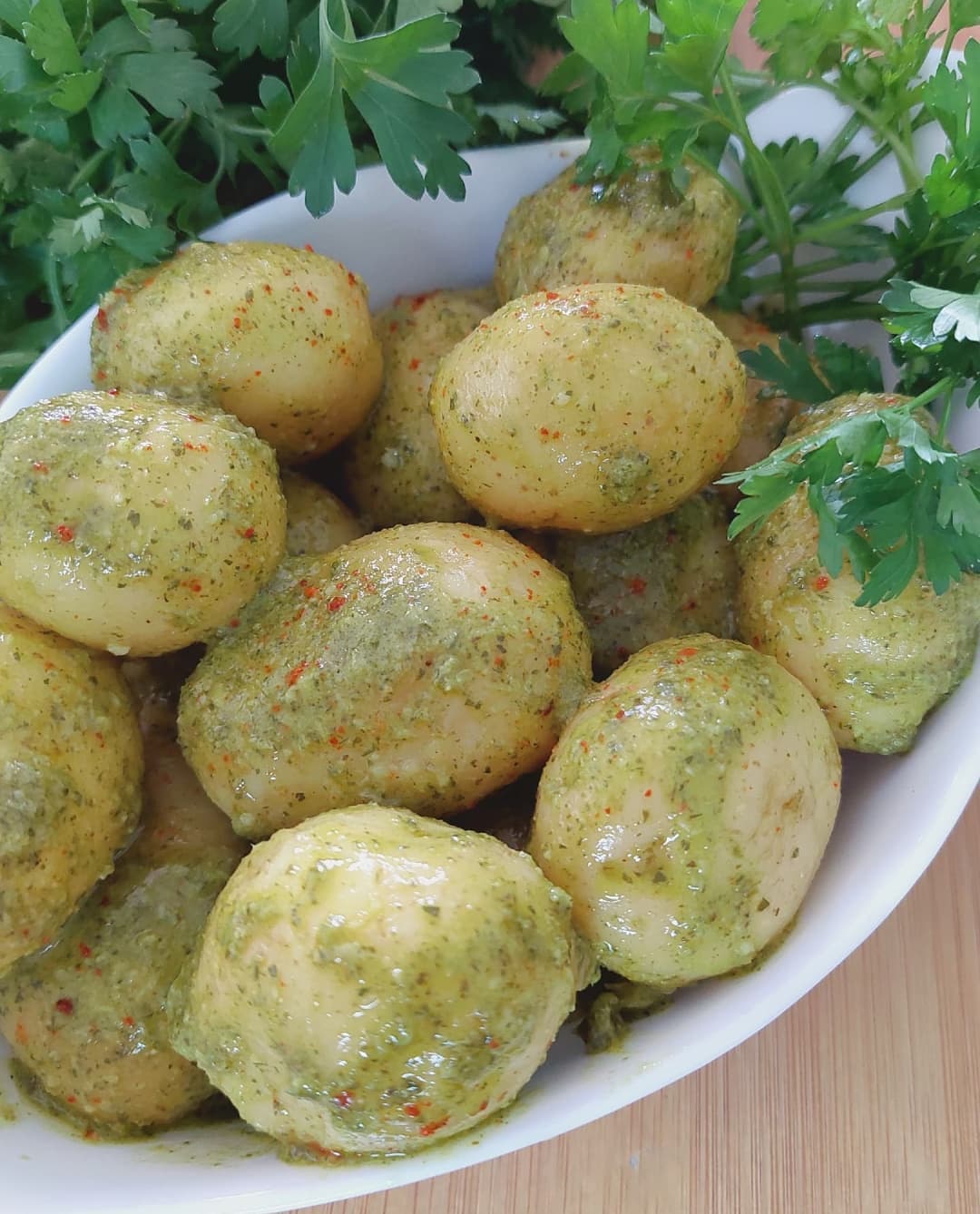 Batata bolinha em conserva - Receiteria