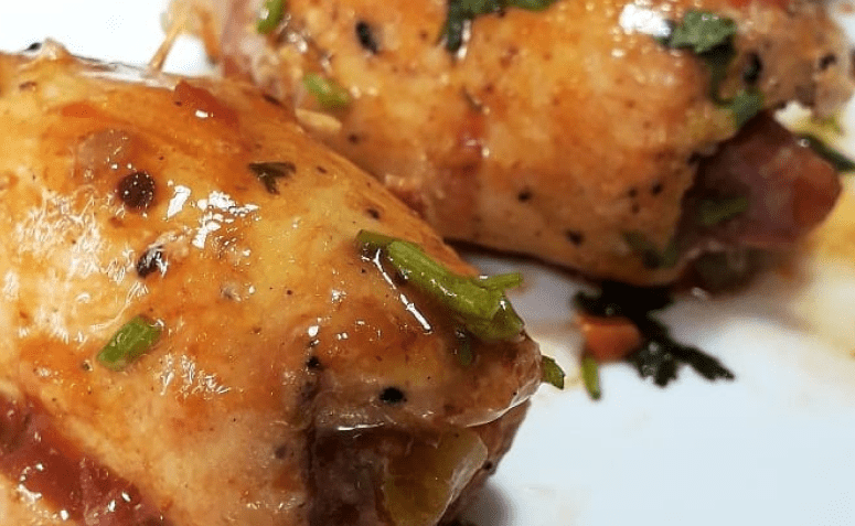 Bife de frango à rolê, um opção diferente e muito gostosa