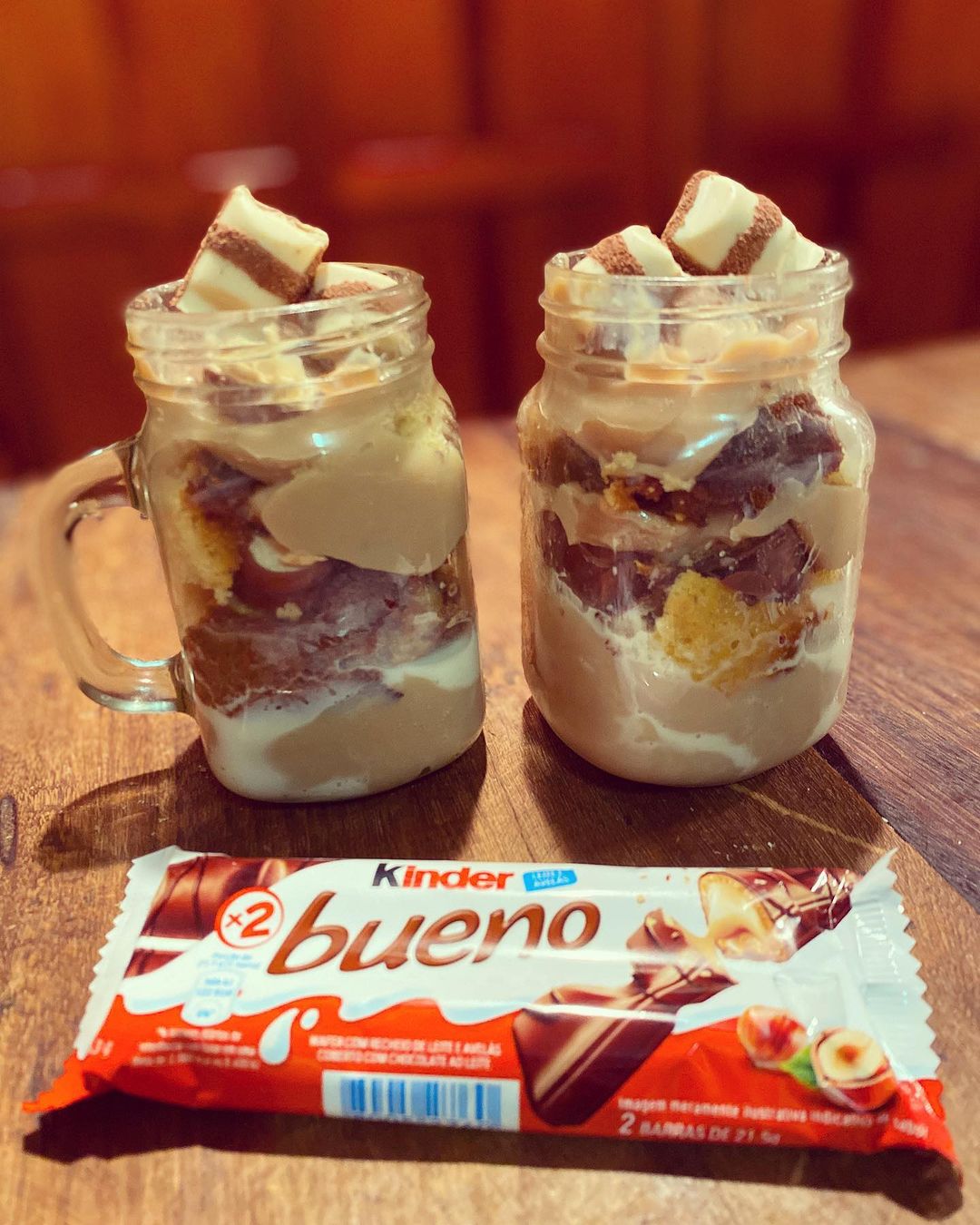 Bolo de pote Kinder - Receiteria