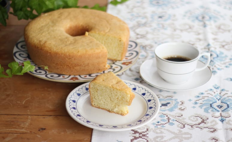 Bolo simples para café