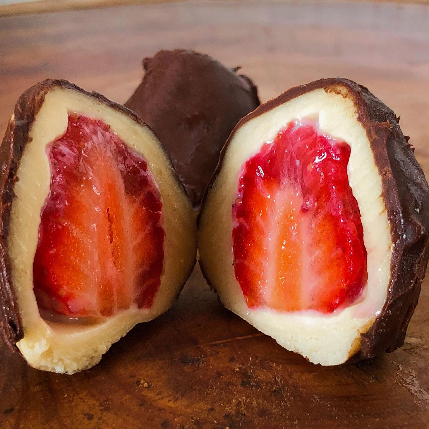 Bombom fit de morango - Receiteria