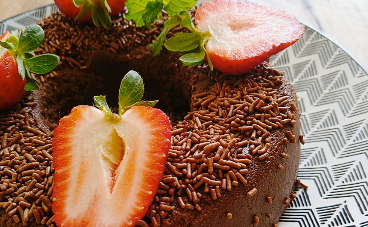 Brigadeirão na airfryer