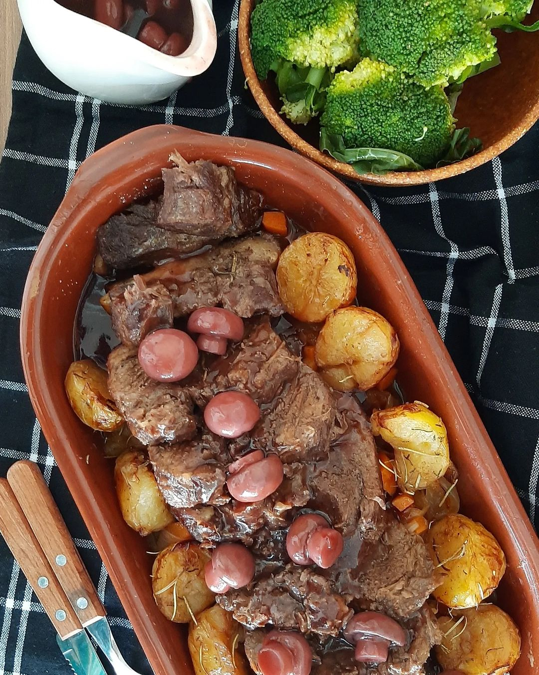 Carne assada com molho ferrugem - Receiteria