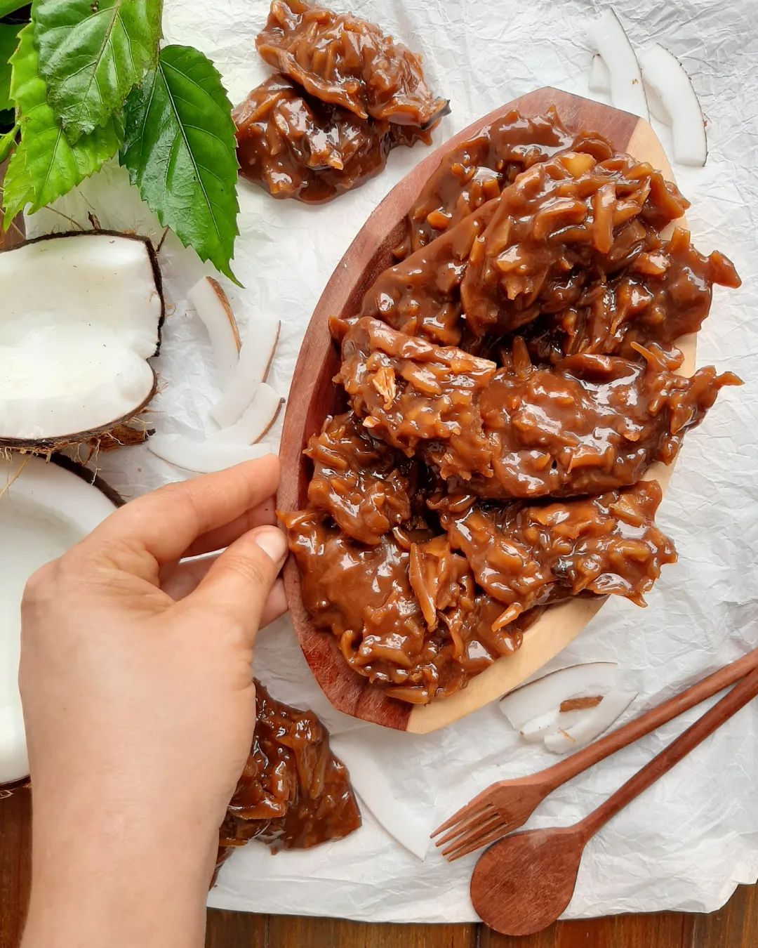 Cocada de coco queimado - Receiteria