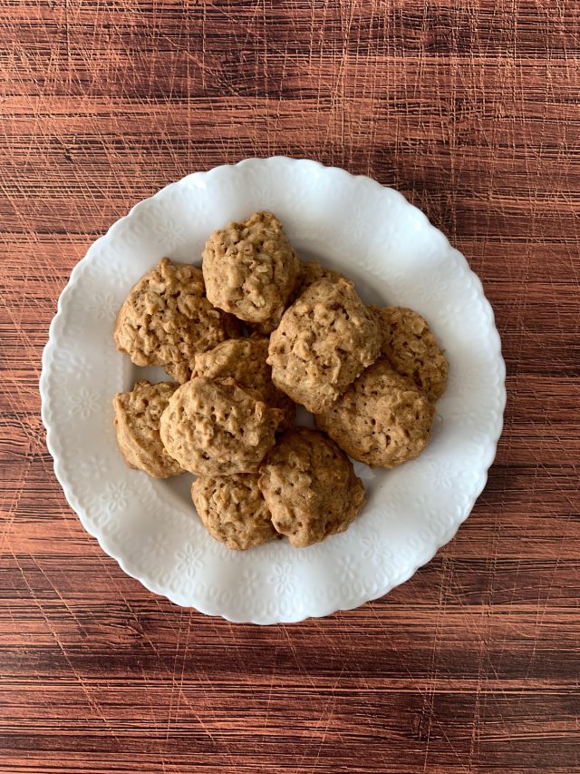 Biscoito de aveia e mel simples