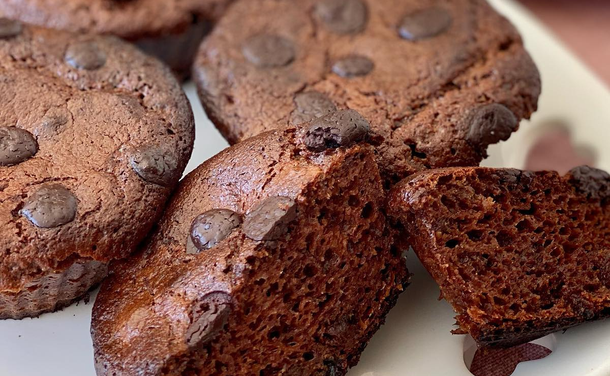 Cupcake de chocolate fit - Receiteria