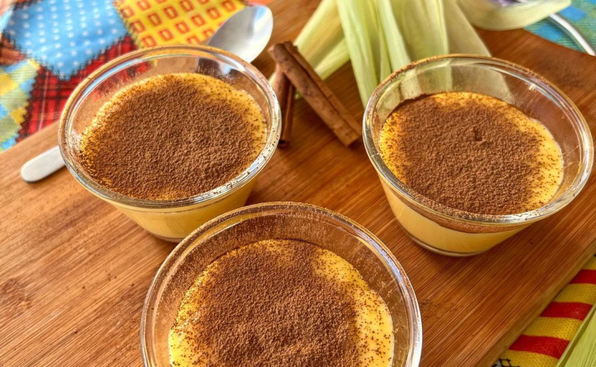 Curau cremoso - Receiteria