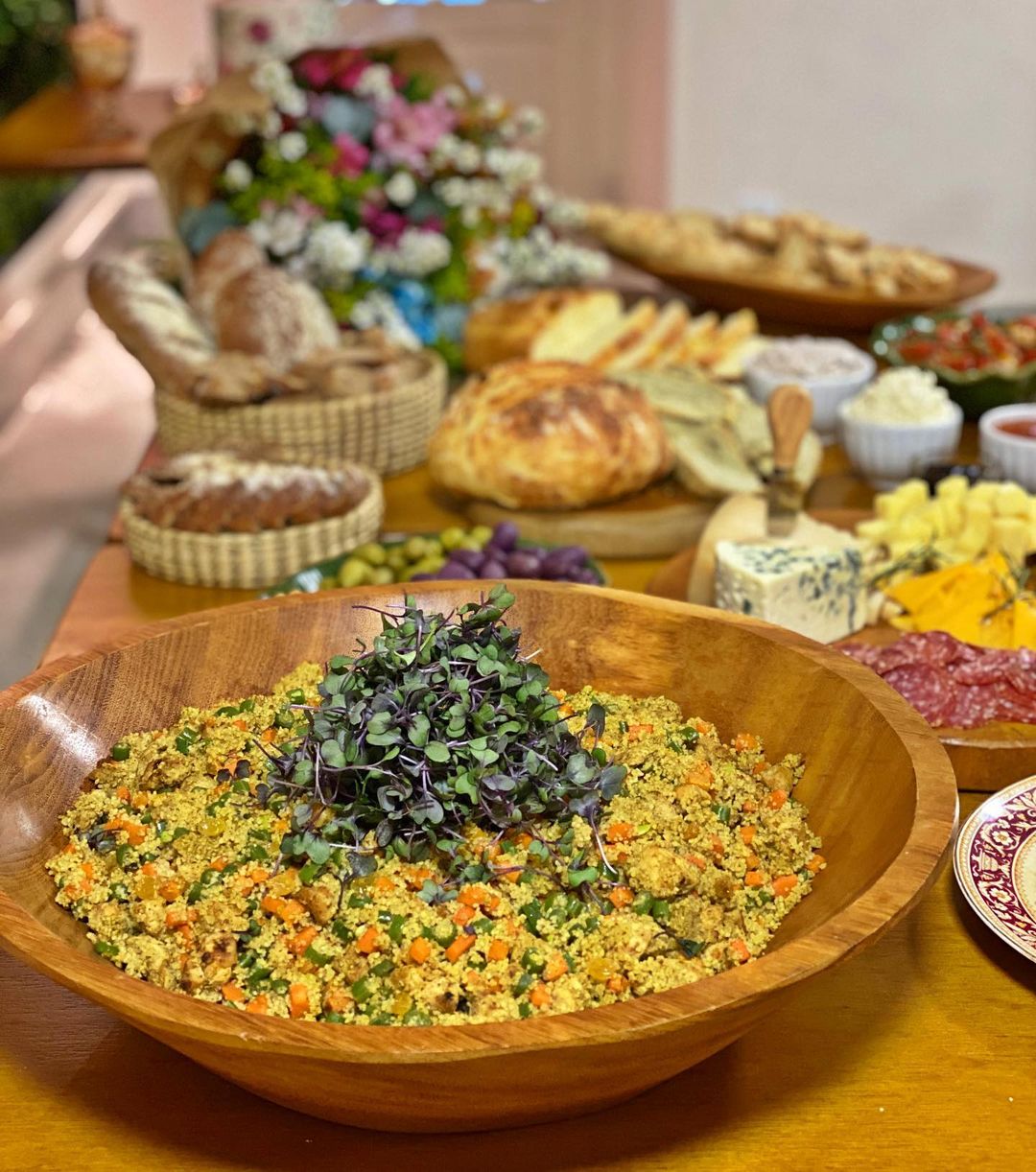 Cuscuz marroquino com frango ao curry - Receiteria