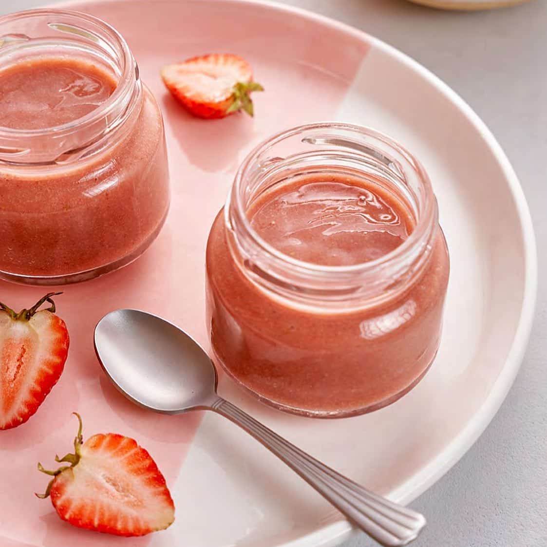 Danoninho de morango vegano - Receiteria