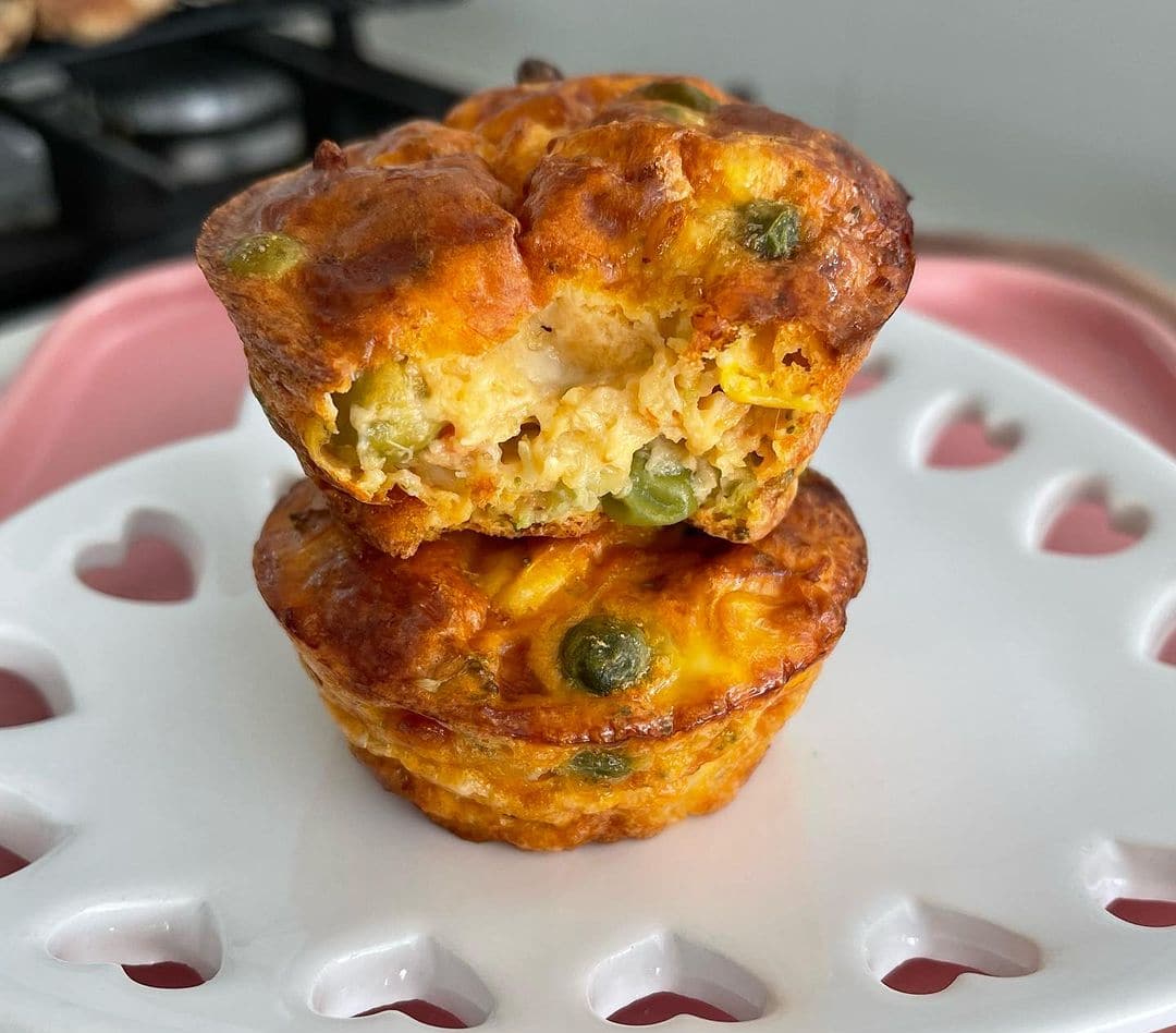 Empadinha saudável de frango e tapioca - Receiteria