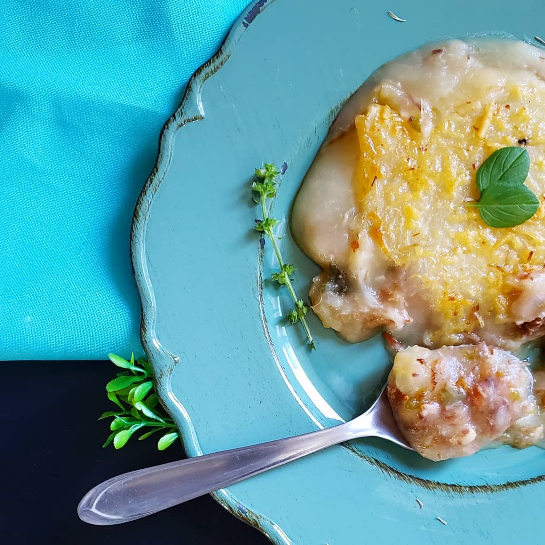 Escondidinho de charque com bacon - Receiteria