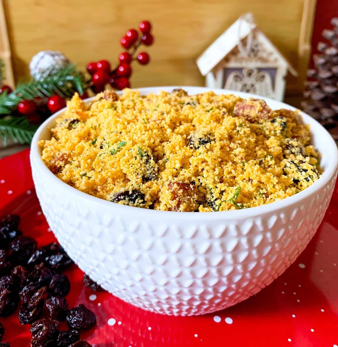 Farofa natalina - Receiteria