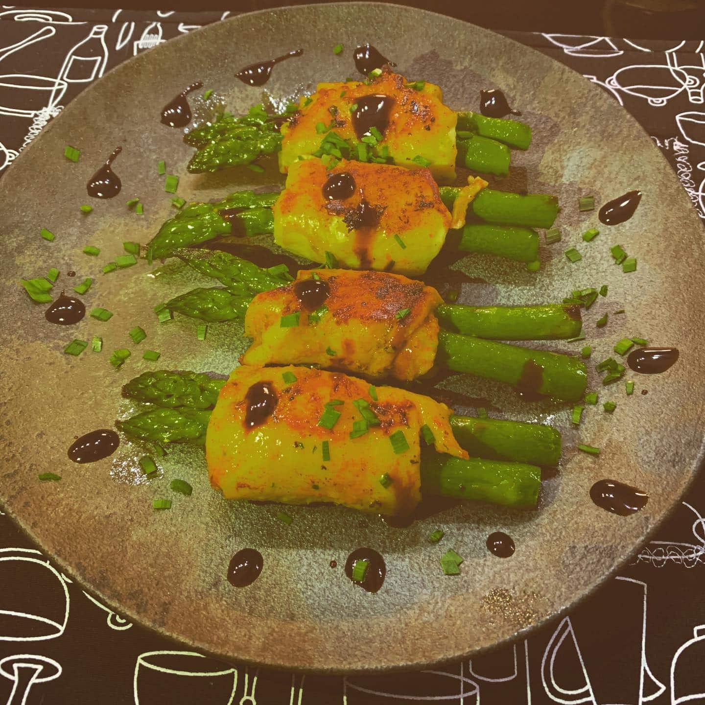 Filé de pintado com aspargos - Receiteria