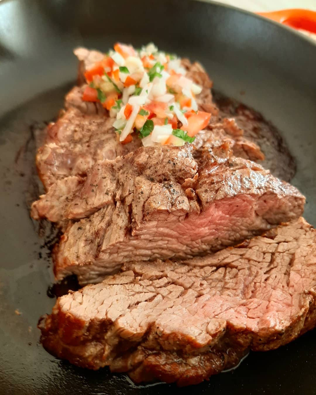 Fraldinha com vinagrete picante - Receiteria