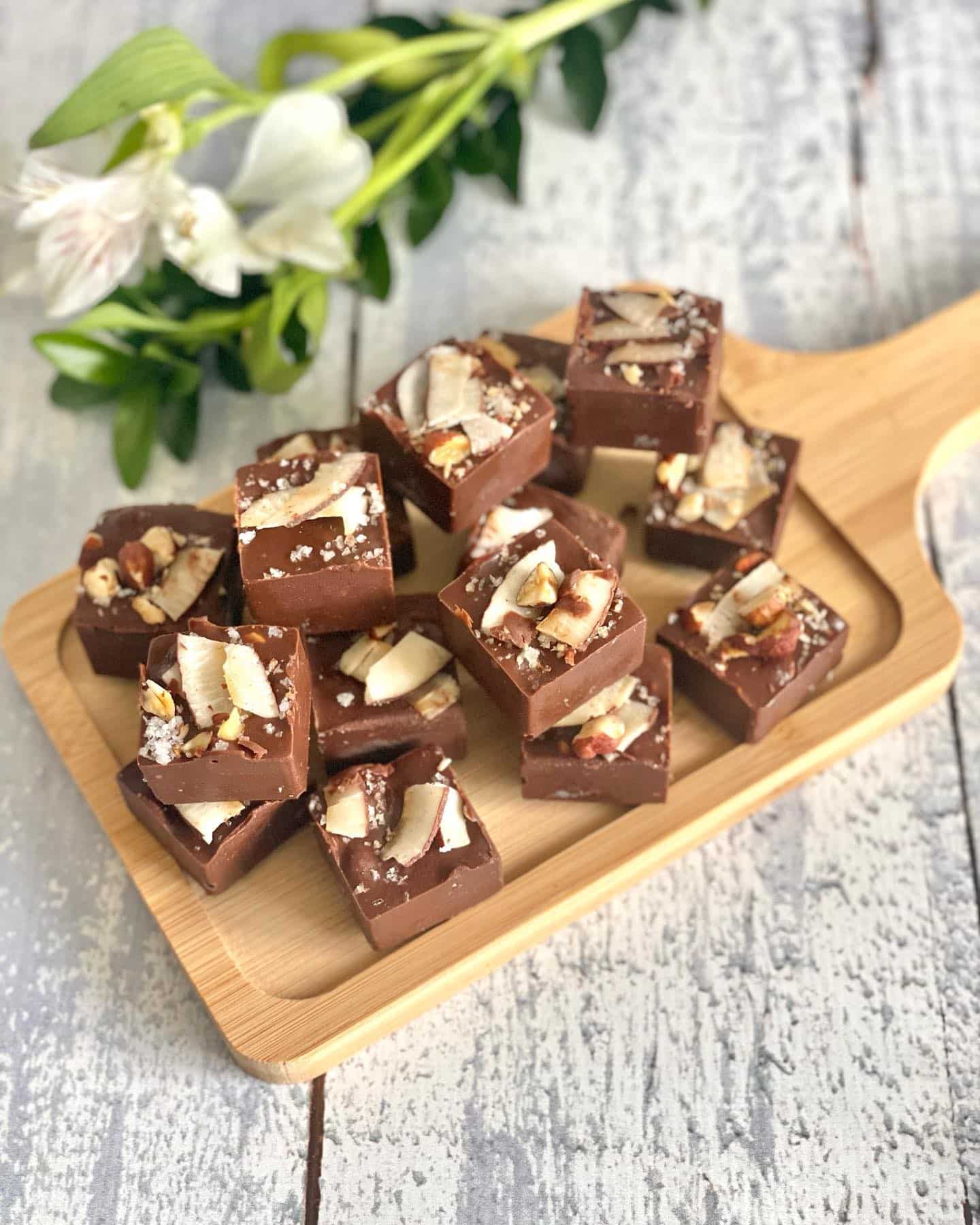 Fudge com amêndoas - Receiteria