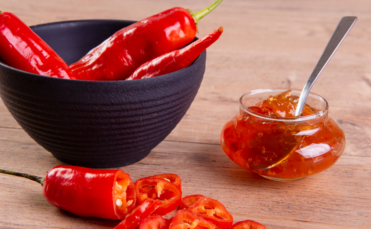 Geleia de pimenta caseira