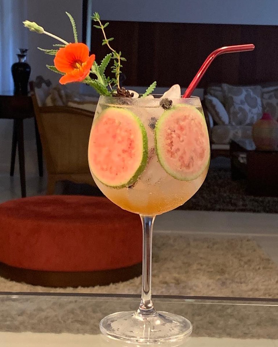 Gin tônica com goiaba - Receiteria