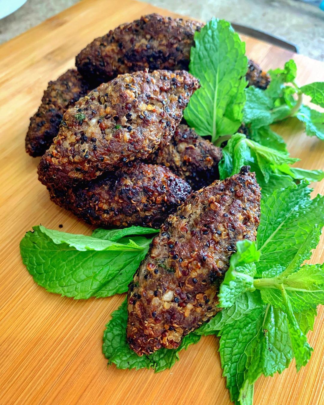 Kibe de quinoa na aifryer - Receiteria