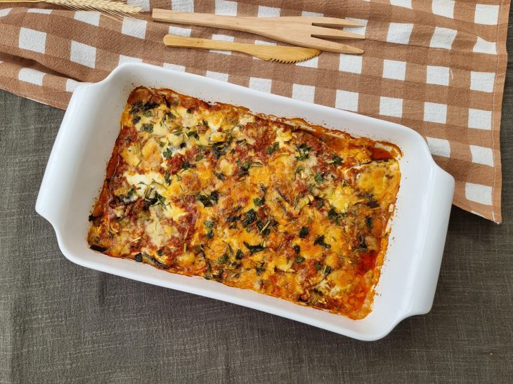 Lasanha de berinjela low carb
