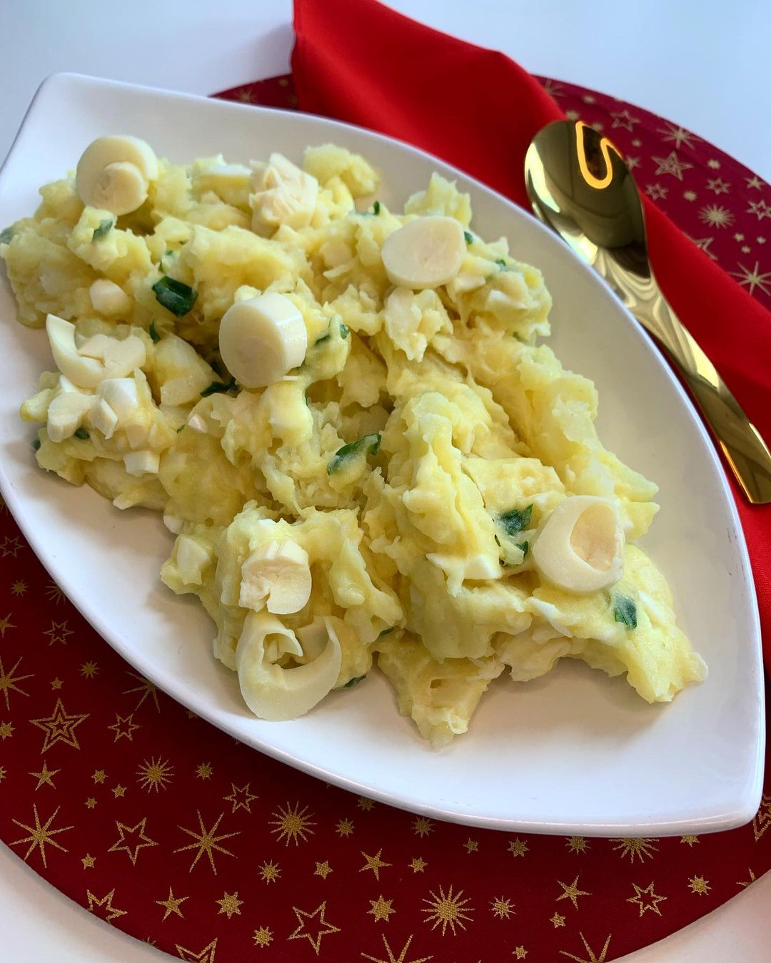 Maionese de batata com palmito