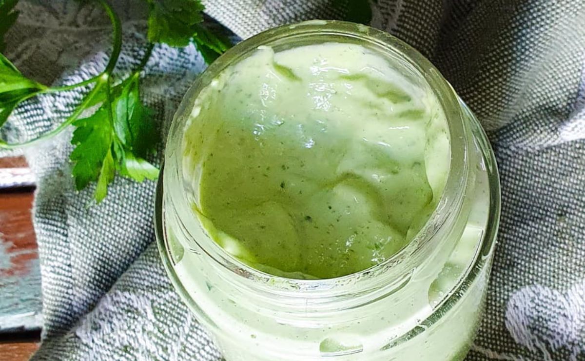 Maionese verde sem ovo - Receiteria