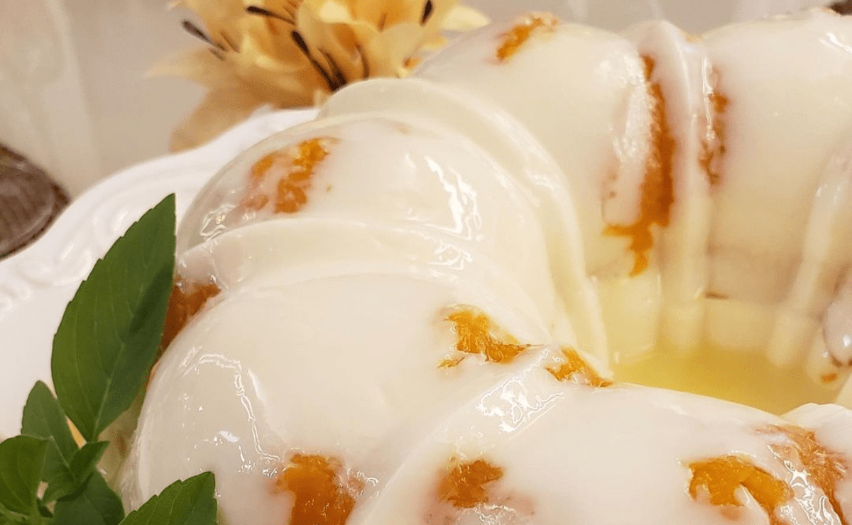 Manjar branco com abóbora - Receiteria