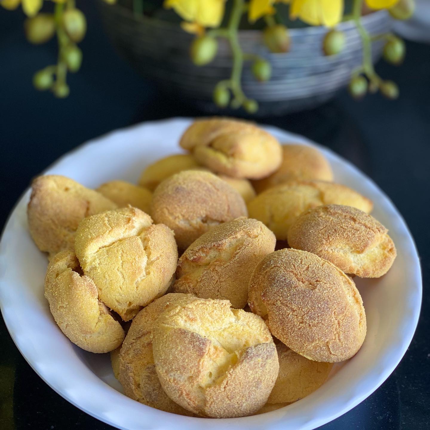 Mini broa de fubá - Receiteria