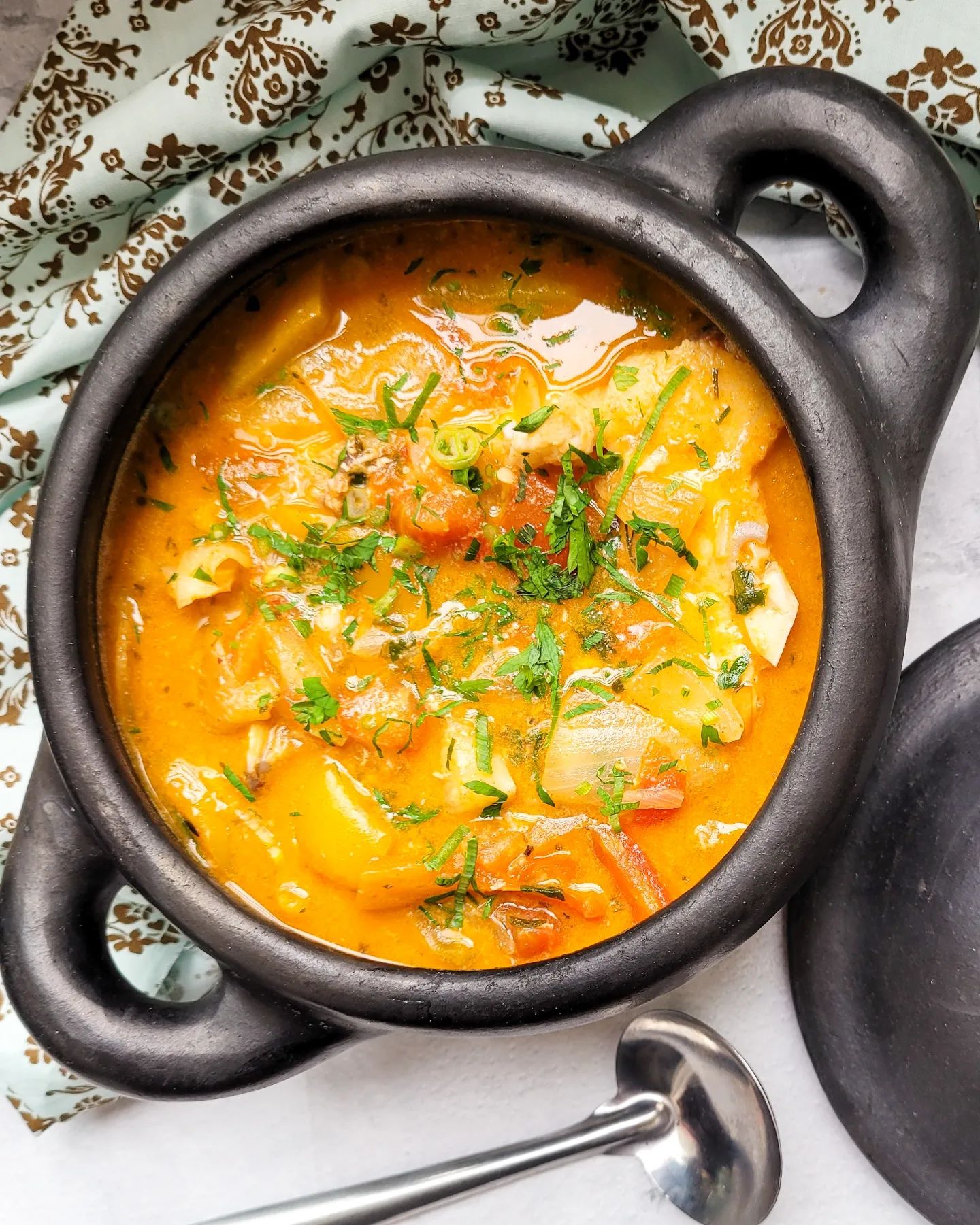 Moqueca de cação com pimentão - Receiteria