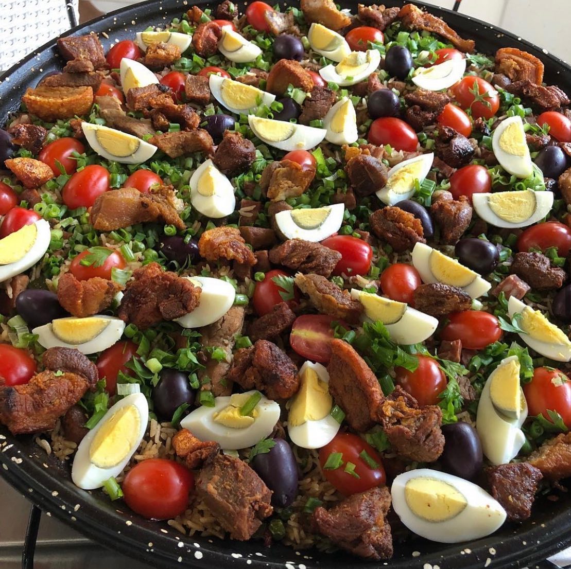 Paella caipira