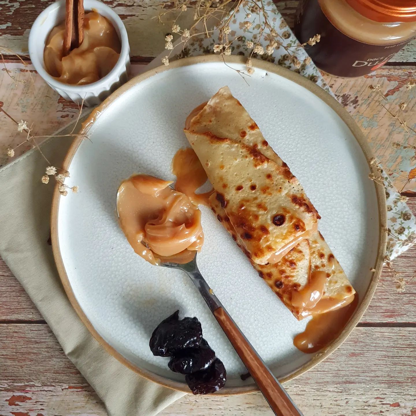 Panqueca de doce de leite - Receiteria
