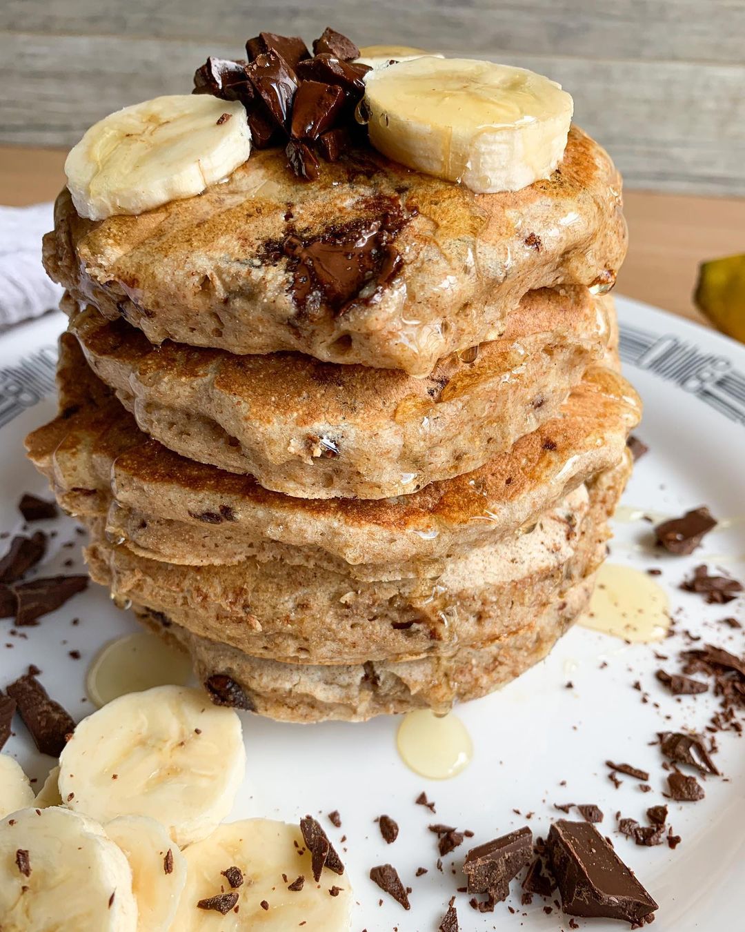 Panqueca integral de banana - Receiteria