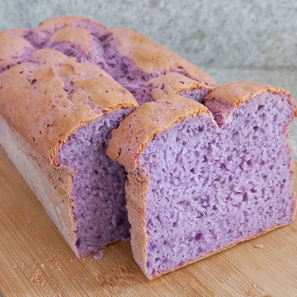 Pão de batata-doce roxa sem glúten - Receiteria