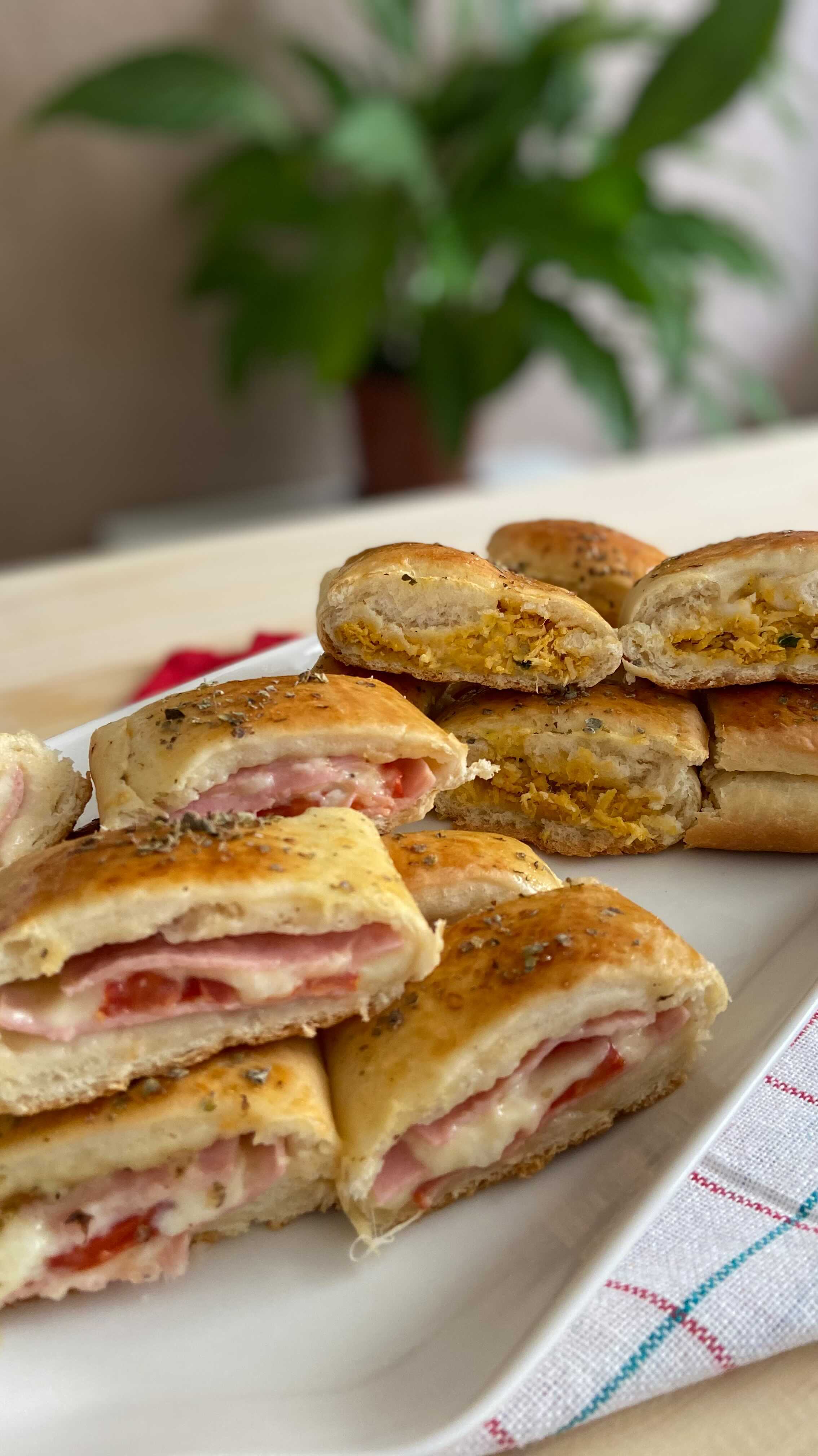 Pãozinho recheado - Receiteria