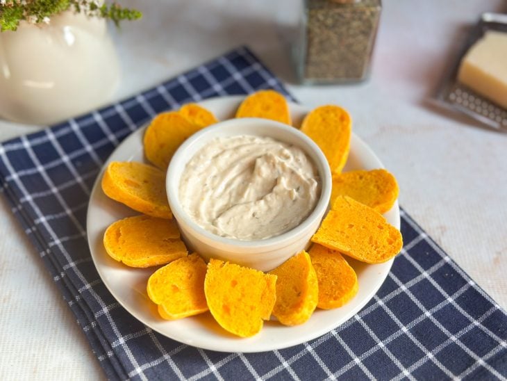 Patê de queijo parmesão - Receiteria