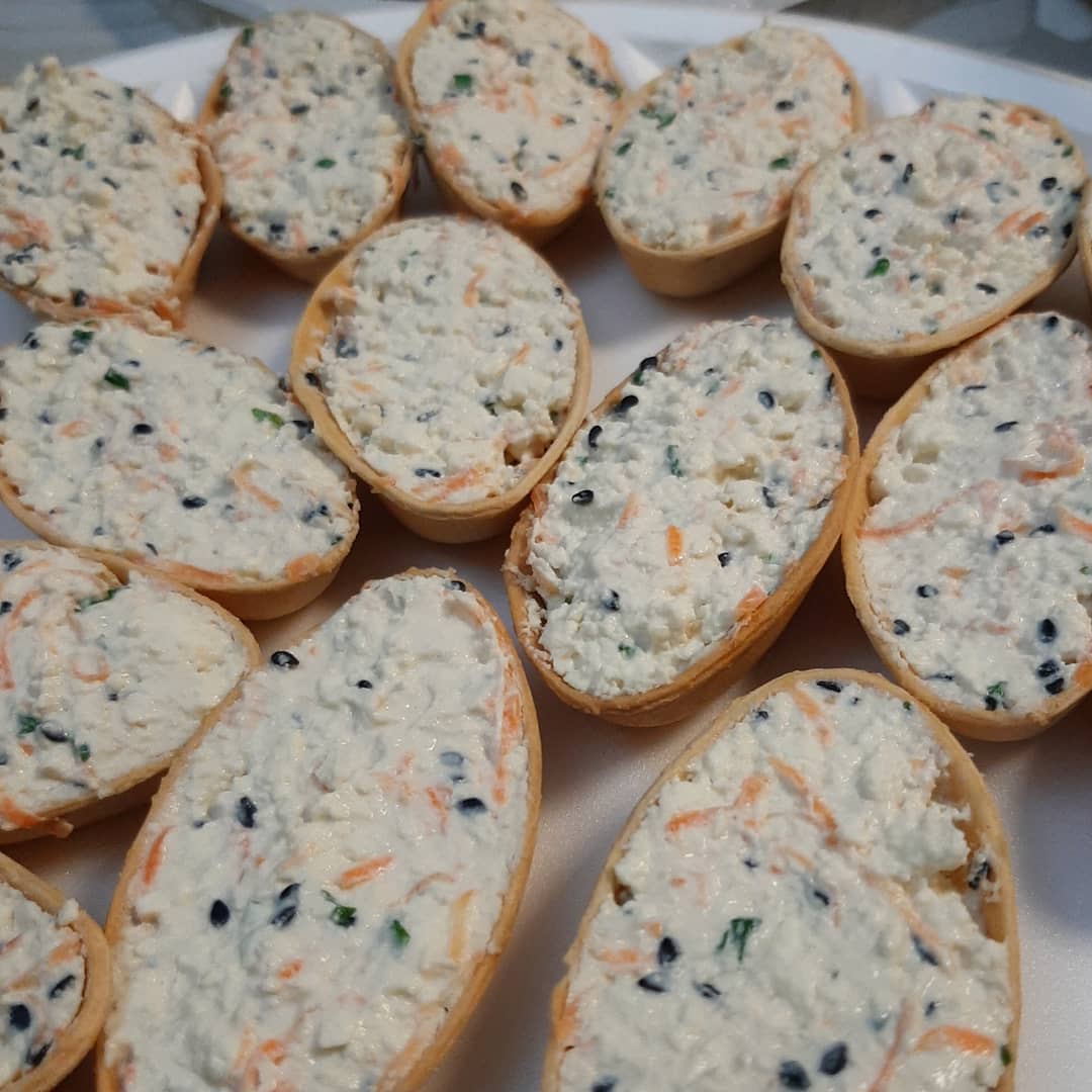 Patê de ricota com cenoura