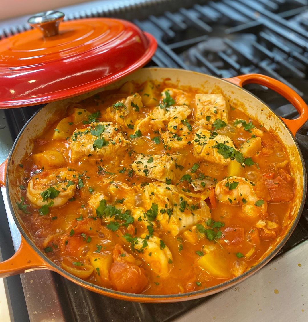 Peixe ensopado - Receiteria