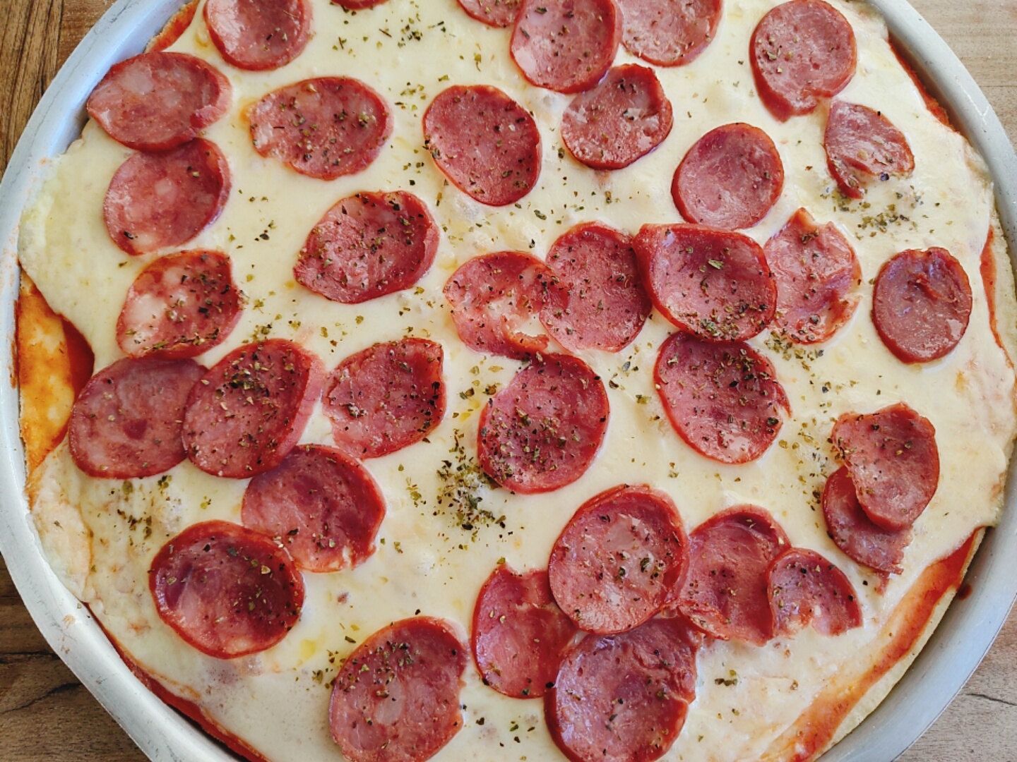 Fotografia De Pizza De Calabresa