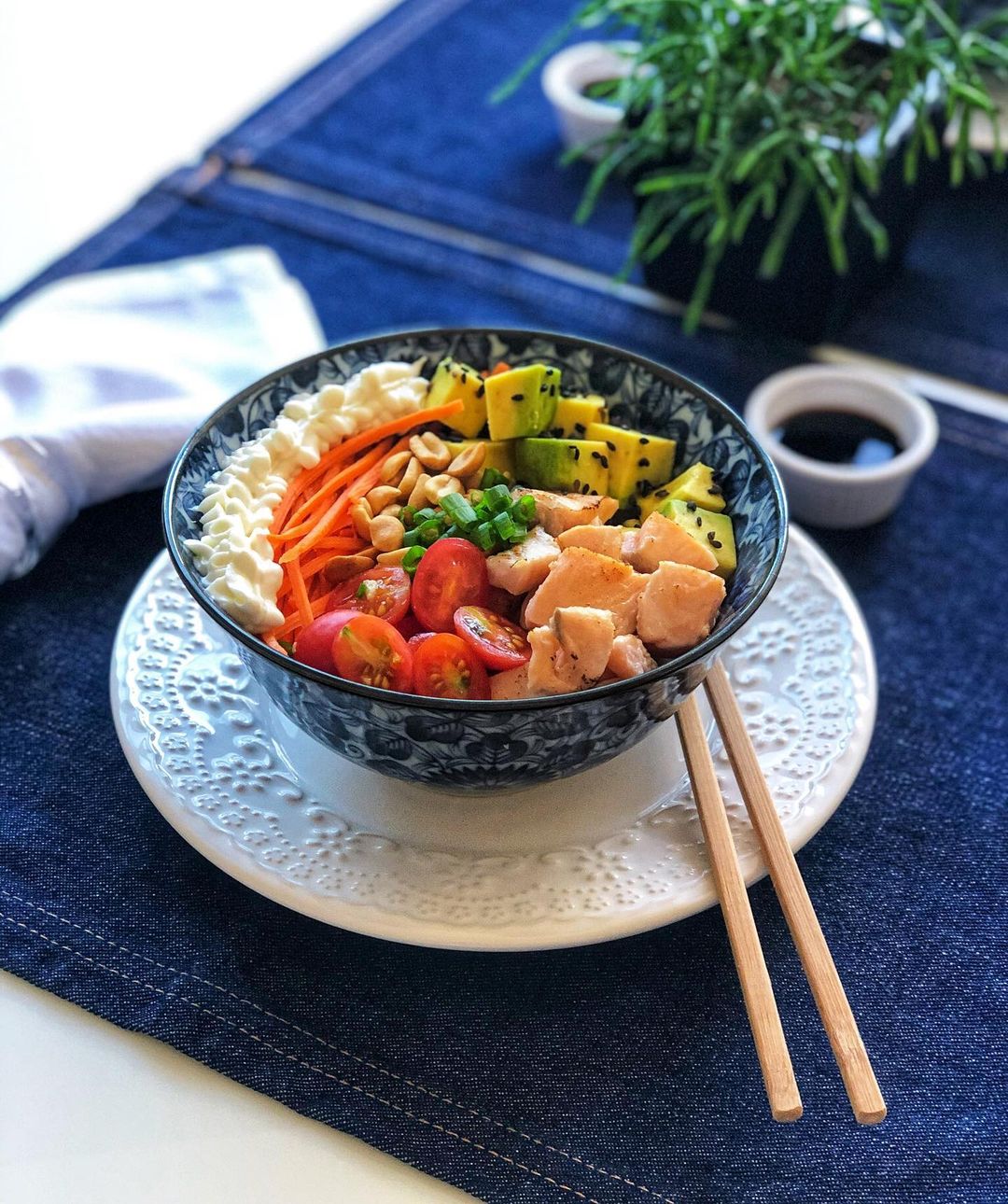 Poke de salmão - Receiteria