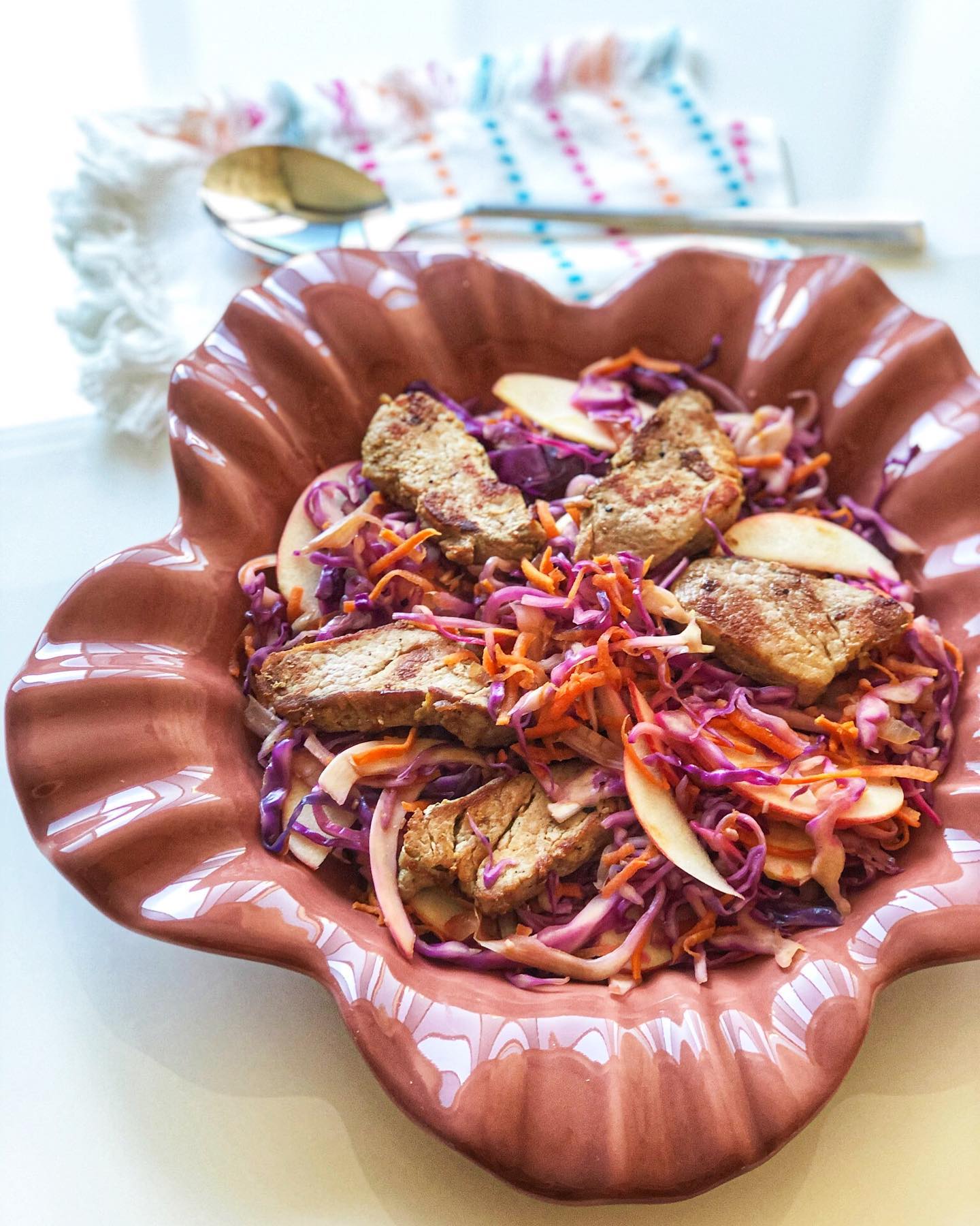 Porco com repolho e maçã - Receiteria