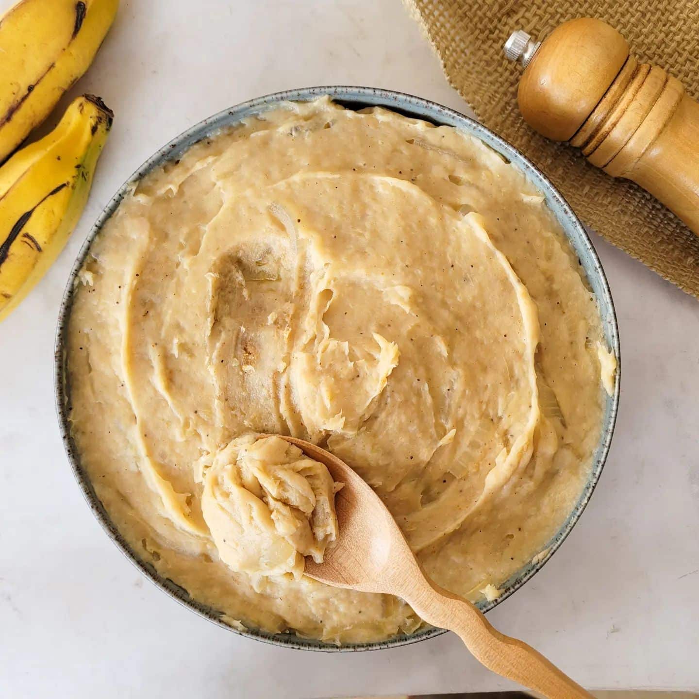 Purê de banana verde - Receiteria