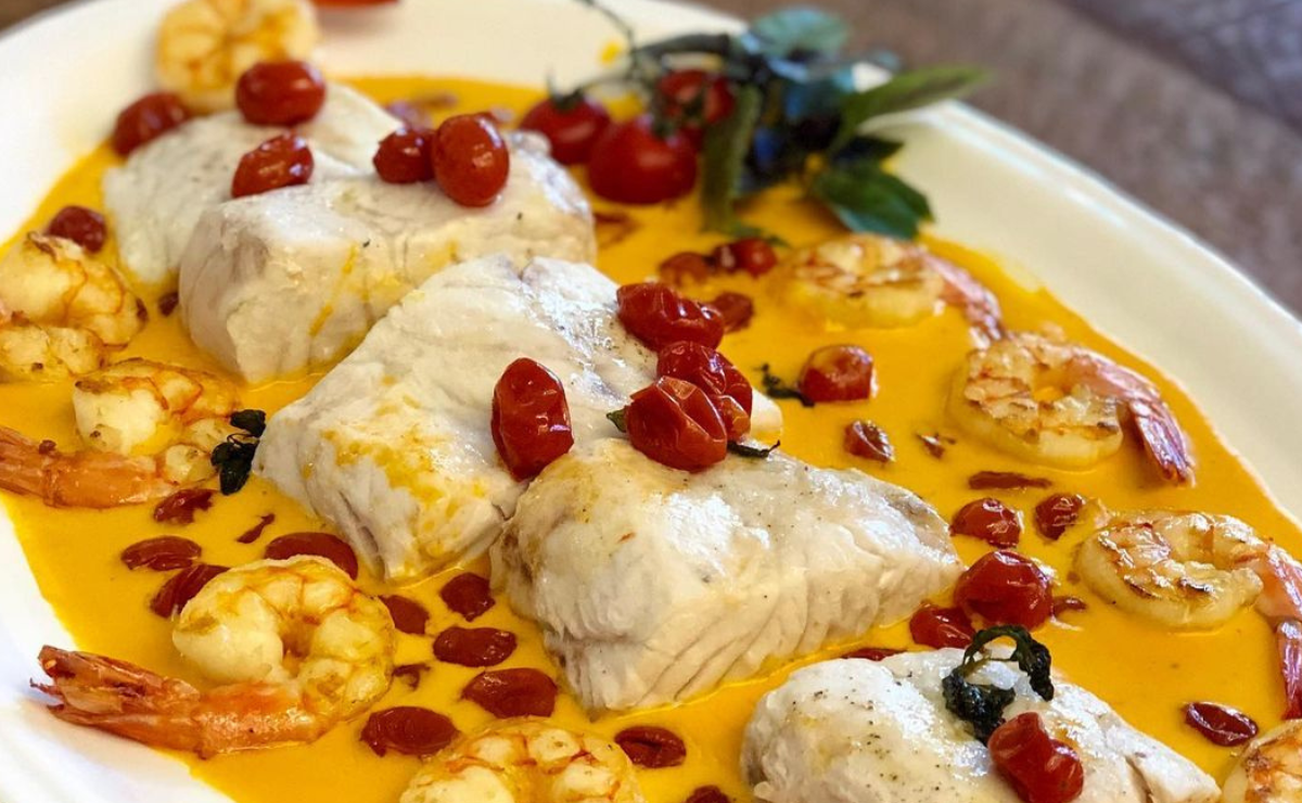 Robalo com molho de moqueca - Receiteria
