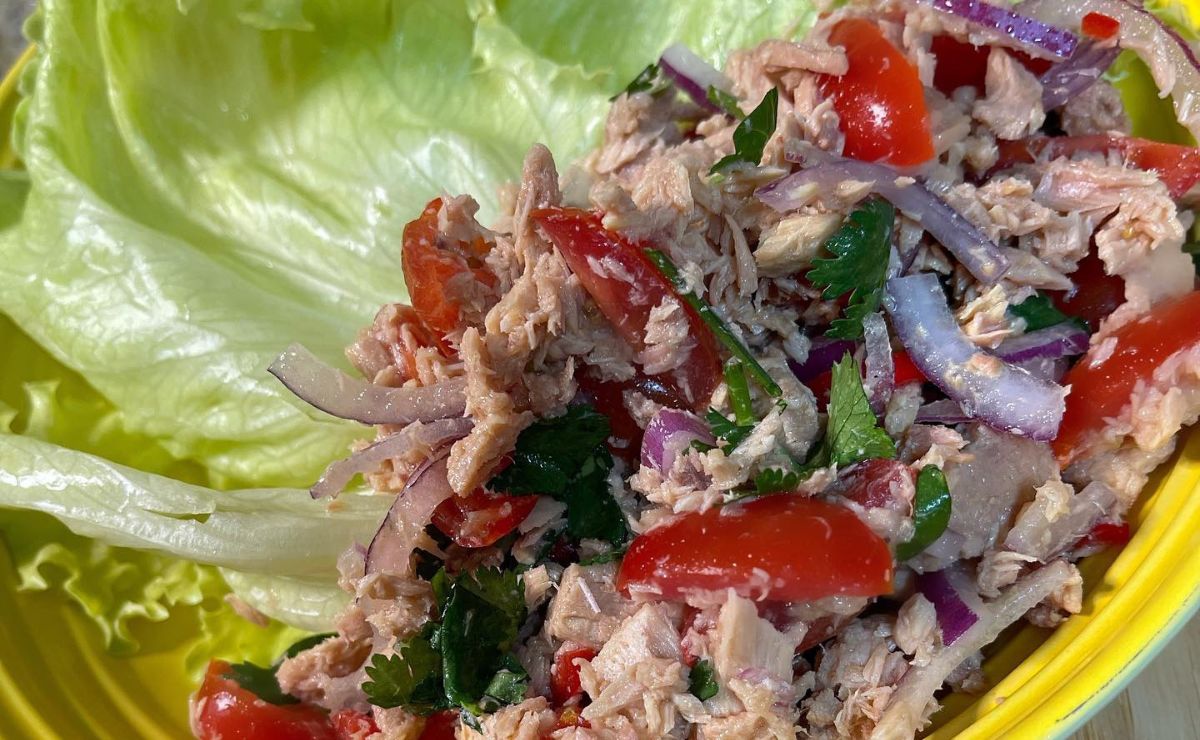 Salada com atum - Receiteria