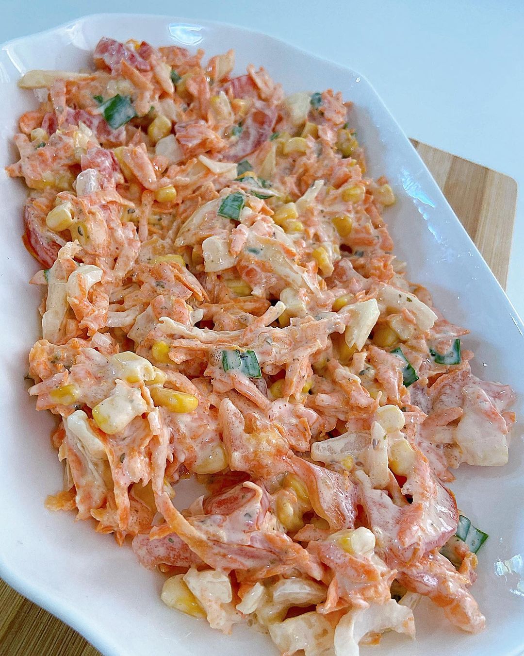 Salada de cenoura cremosa Salada de cenoura cremosa