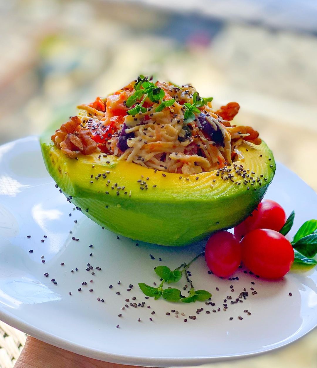 Salada de frango e abacate - Receiteria