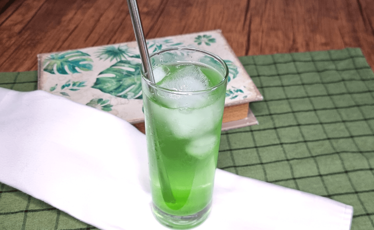 Soda italiana de maçã verde - Receiteria