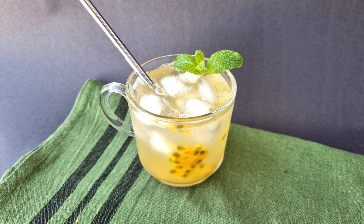 Soda italiana de maracujá - Receiteria