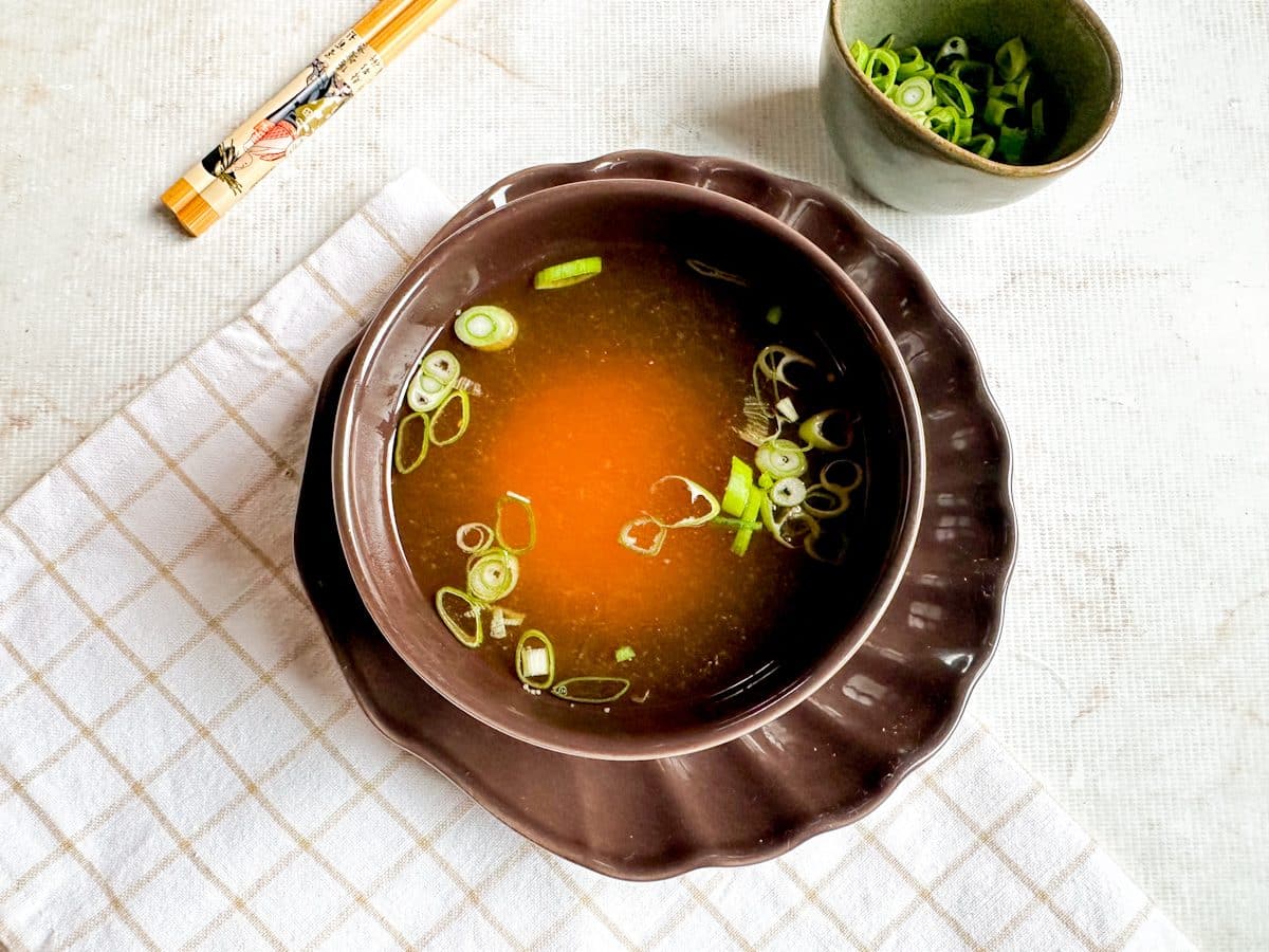 Sopa de missoshiro - Receiteria